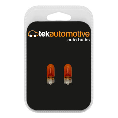 Tek Automotive 501 Bulb WY5W Amber Car Bulbs Side Indicator Repeater ...