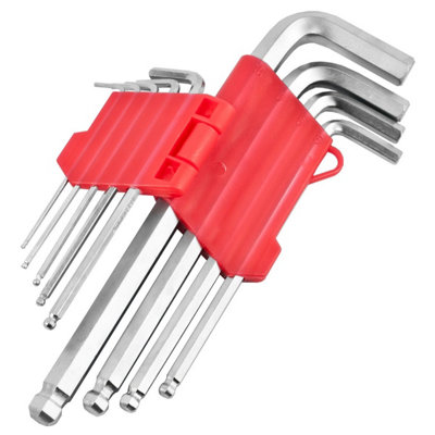 Tekbox 9 Piece Extra Long Allen Key Set