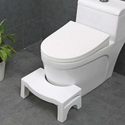 TekBox Folding Toilet Step Bathroom Stool