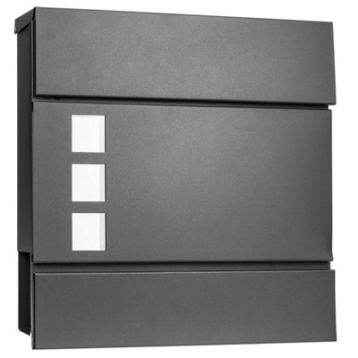 TekBox Large Mailbox - Square Design | DIY at B&Q