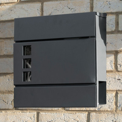TekBox Large Mailbox - Square Design | DIY at B&Q