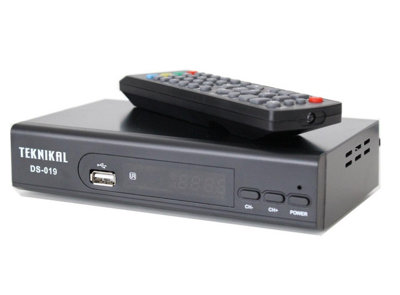 TEKNIKAL Freeview Full HD Set Top Box Receiver + Recorder + USB Media ...