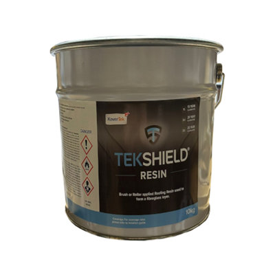 TekShield Roofing GRP Polyester Resin 10kg (with 200g Catalyst)