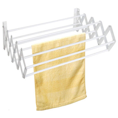 Teleclip Wall Dryer 74 Extendable Wall Fix Washing Line - Space saving ...