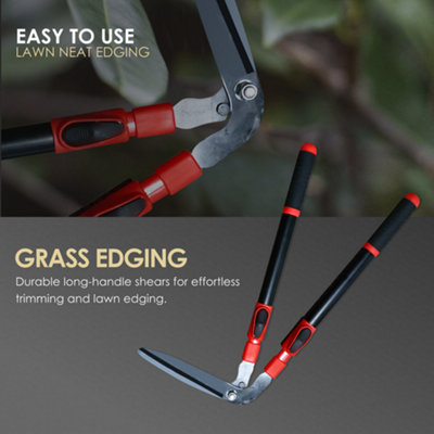 Telescopic Edging Shears 80CM Extendable Long Handle Lawn Edging Shears ...