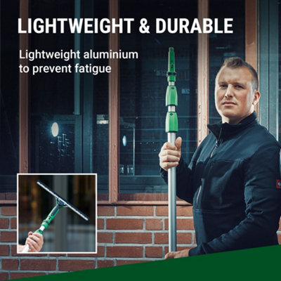 Telescopic Extension Pole 4.5m/15ft, 3 Section MultiUse Extendable ...