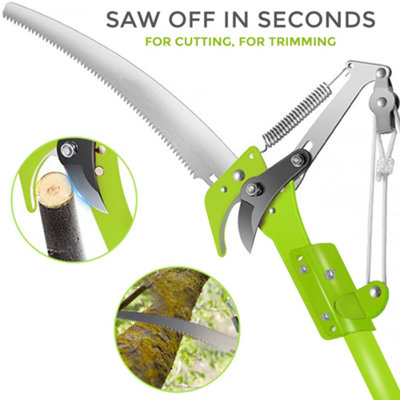 TELESCOPIC GARDEN LOPPER EXTENDABLE TREE HIGH BRANCH PRUNER CUTTER ...
