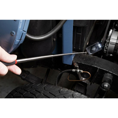 Buy Telescopic Inspection Mirror with Dual LED Lights for Precision ...