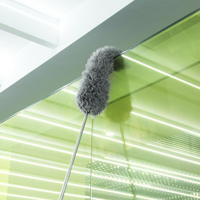 Telescopic Microfibre Duster - Long Reach Dust Removal Cleaning Tool ...