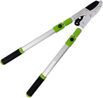 Telescopic Ratchet Anvil Bypass Loppers Tree Branch Cutter Pruner C50 Blade