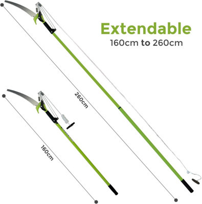 Telescopic Ratchet Tree Pruner & Lopper with Saw Blade Extendable ...