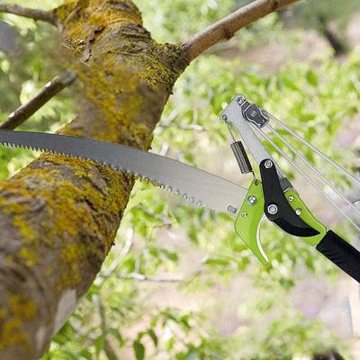 Telescopic Ratchet Tree Pruner & Lopper with Saw Blade Extendable ...
