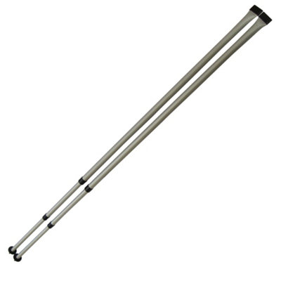 Telescopic Rear Upright Awning Pole Set (Caravan Replacement Adjustable ...
