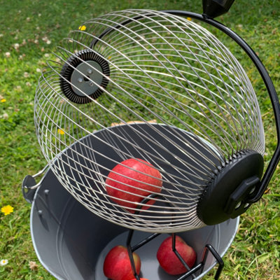 Telescopic Rolling Apple Collector with Bucket Clip