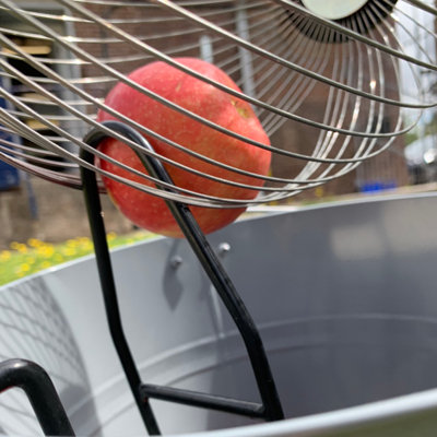 Telescopic Rolling Apple Collector with Bucket Clip