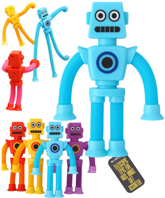 Telescopic Toy Figures With Flexible Extendable Limbs