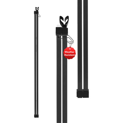 Telescopic Washing Line Prop Pole Extendable Up to 220cm V-Shaped Hook ...