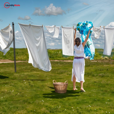 Telescopic Washing Line Prop Pole Extendable Up to 220cm V-Shaped Hook ...