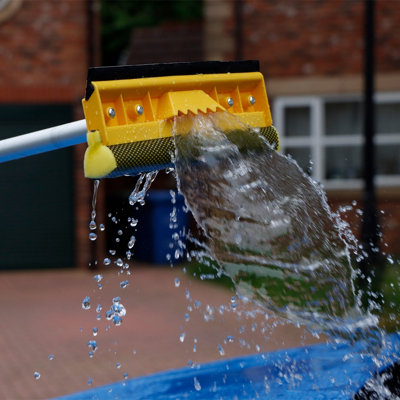 Telescopic Water Fed Window or Car Cleaning Brush - Lightweight ...