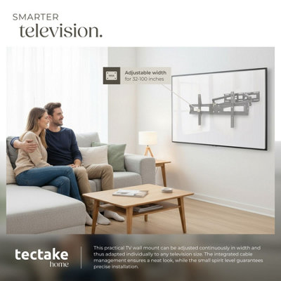 TELEVISION BRACKET - 32-100 INCH SCREENS, EXTENDABLE, TILT, SWIVEL ...