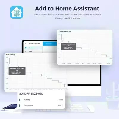 Temperature Humidity Sensor with LCD Screen Thermostats