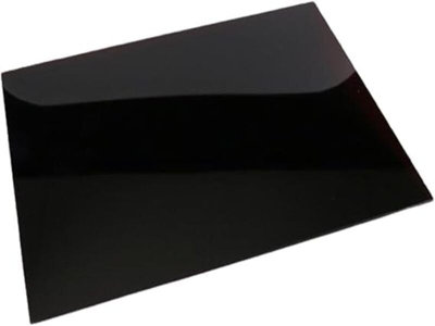 Tempered Glass Worktop Saver Sleek Black Hob Cover Plate with 4X Anti ...