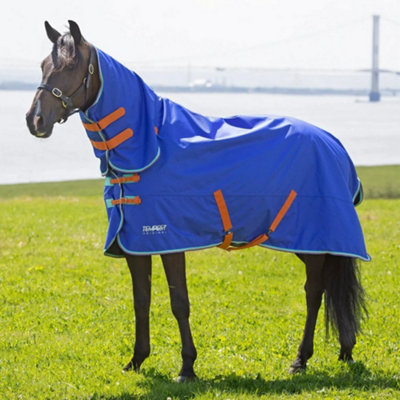 Tempest Original 50 Combo Neck Horse Turnout Rug Royal Blue (4)