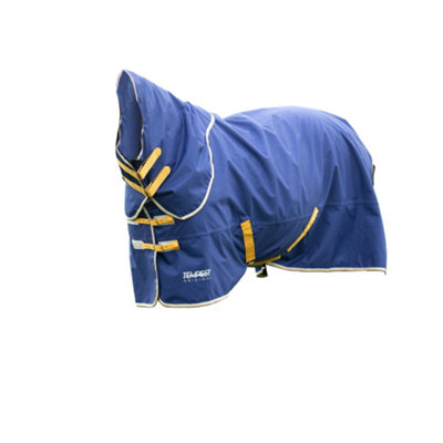 Tempest Original 50 Standard-Neck Horse Turnout Rug Navy Blue (4 9")