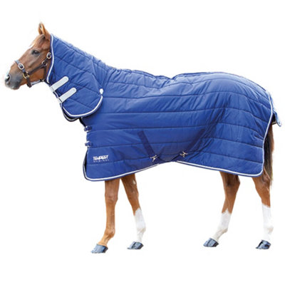 Tempest Original Combo Neck Horse Stable Rug & Neck Navy (5)