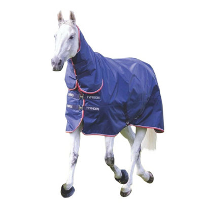 Tempest Typhoon 100 Combo Neck Horse Turnout Rug Navy (63in)