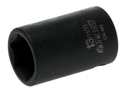 Teng Impact Socket Hexagon 6-Point 3/8in Drive 13mm TEN980513 | DIY at B&Q