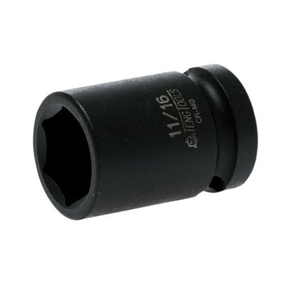 Teng Impact Socket Hexagon 6 Point Imperial Multi Colour (11/16in)