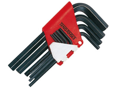 Teng Tools Metric Hexagon Key Set of 9 - Durable Chrome Vanadium Steel