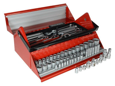 Teng Tools TC187 Mega Rosso 187-Piece Mechanics Tool Kit Set with ...