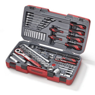Teng Tools TM095 MECCA PRO 1/4" & 1/2" Drive Socket & Tool Set 95 Pieces
