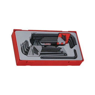 Teng Tools TTHT28 Ball Point Hex & TX Key Set TT1 28 Pieces