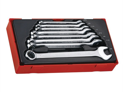 Teng TT3592 TT3592 A/F Combination Spanner Set, 8 Piece TENTT3592
