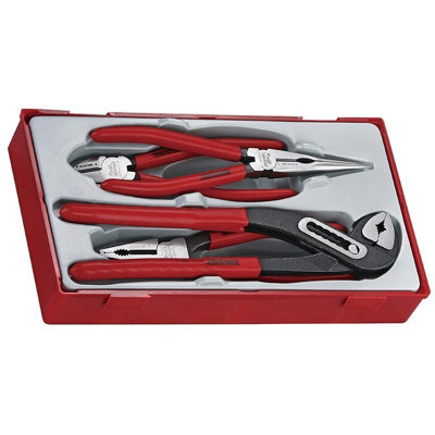 Teng Tt440 Mega Bite Pliers Set, 4 Piece Multi Colour (One Size)