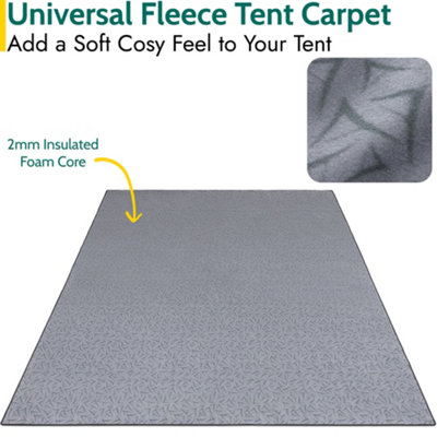 Tent Carpet Fleece Rug Universal Camping Soft Groundsheet Cover ...