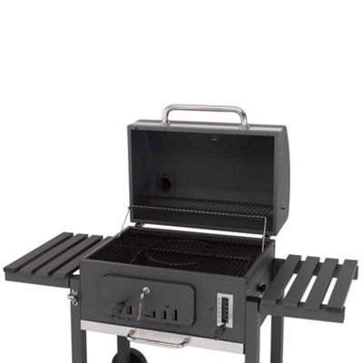Tepro 1165S XXL Charcoal BBQ Grill - Includes two side tables