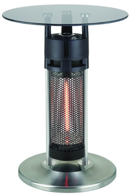 Tepro Monterey - 1.2Kw Table Bar Heater for The Patio - Steel/Plastic ...