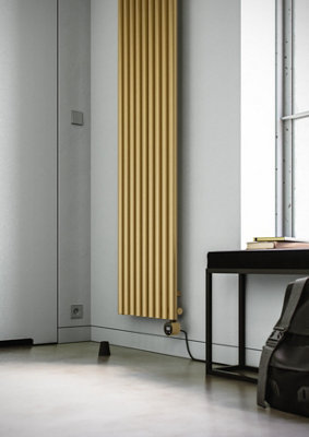 Terma Electric Radiator ROLO-ROOM E (W-Fi) 1800h x 370w(mm) 0.8 Kw Brass
