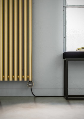 Terma Electric Radiator ROLO-ROOM E (W-Fi) 1800h x 370w(mm) 0.8 Kw Brass