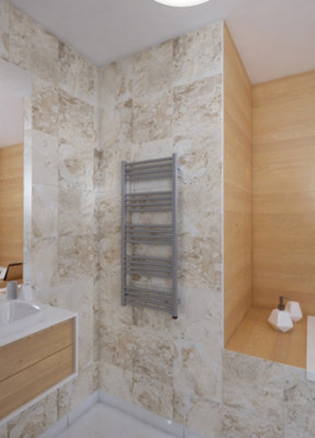 Terma Electric Towel Rail FIONA ONE (internalised element) 1140h x 480w ...