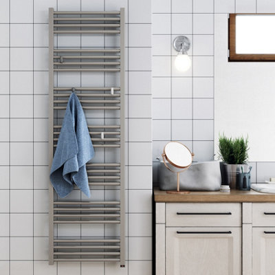 Terma Electric Towel Rail FIONA ONE (internalised element) 1620h x 480w ...
