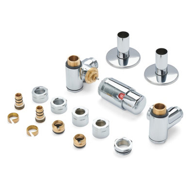 Terma Radiator Valves INTEGRA, 3-Axis (Corner) TRVs Set WITH INTEGRATED ...