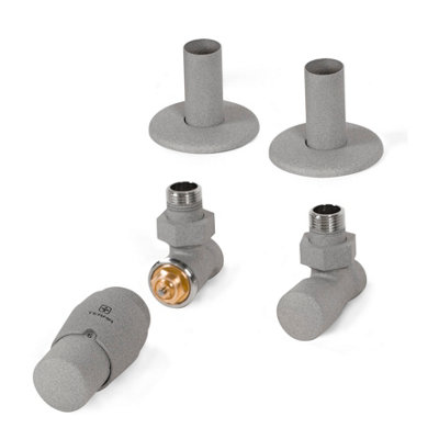 Terma Radiator Valves ROYAL Angled, Thermostatic TRV Set (Left or Right ...