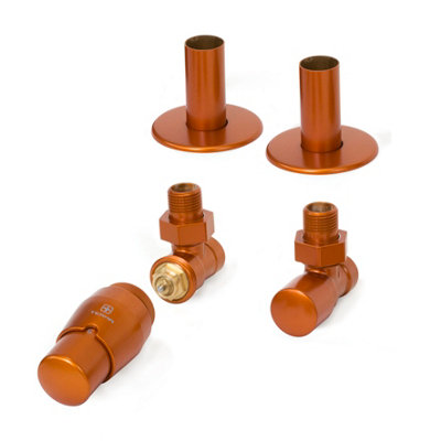 Terma Radiator Valves ROYAL Angled, Thermostatic TRV Set (Left or Right ...