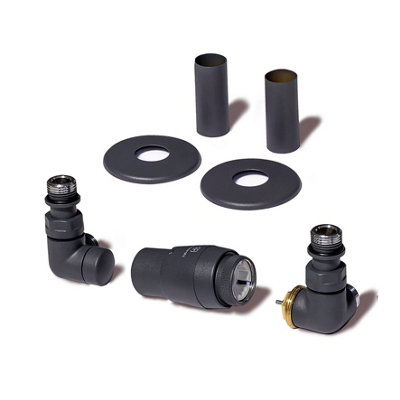 Terma Radiator Valves VISION, 3-Axis (Corner) TRVs Set, RIGHT Sided ...