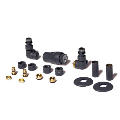 Terma Radiator Valves VISION, 3-Axis (Corner) TRVs Set, RIGHT Sided ...